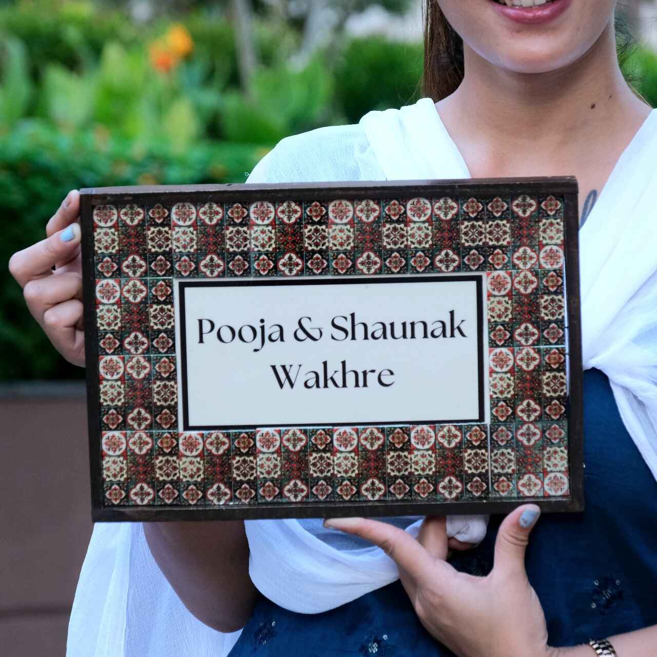 Vrinda Nameplate - Nature's Essence for Fresh Beginnings – Blush Walls